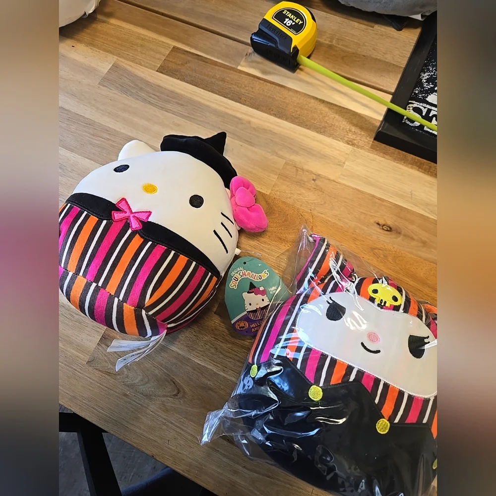 Squishmallows | Toys | Hello Kitty Witch Plush With Pink Bow And ...
